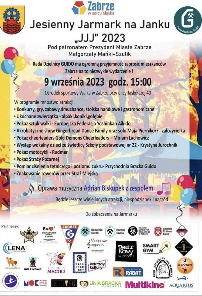 Rada Dzielnicy Guido zaprasza na Jesienny Jarmark na Janku, który stał ...